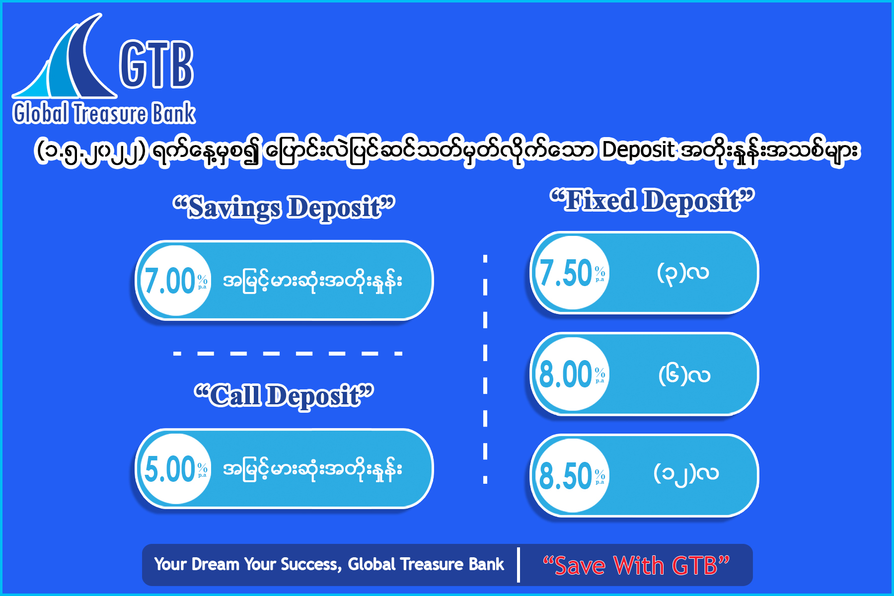 Global Treasure Bank - Events Page